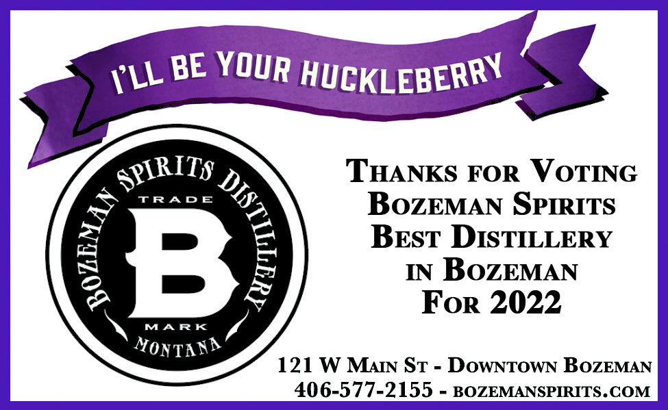 Bozeman Spirits - Best of Bozeman Best Distillery 2022 - The BoZone