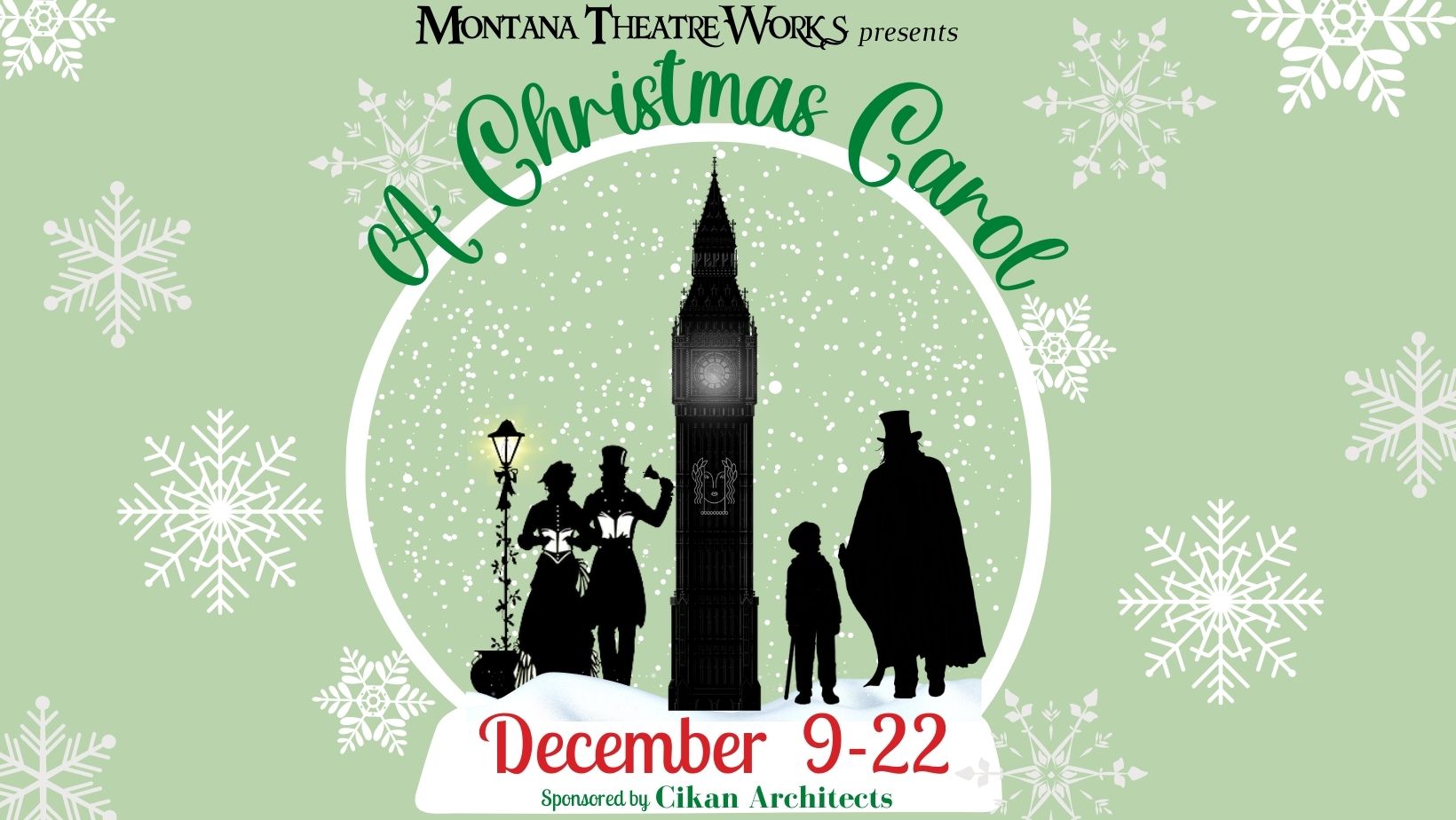 Ellen stage features Charles Dickens’ timeless snow-capped favorite ...