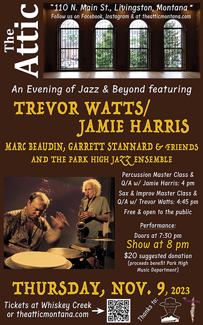 Acclaimed jazz musicians Trevor Watts & Jamie Harris live at Attic - The BoZone