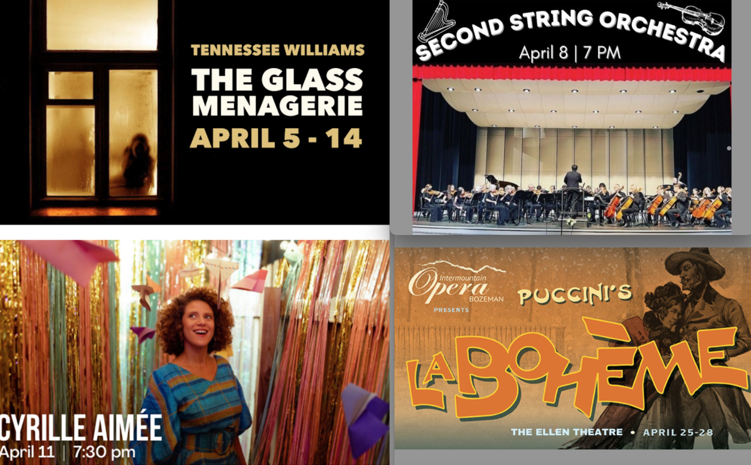 Ellen host to stage, strings, modern jazz & grand opera - The BoZone