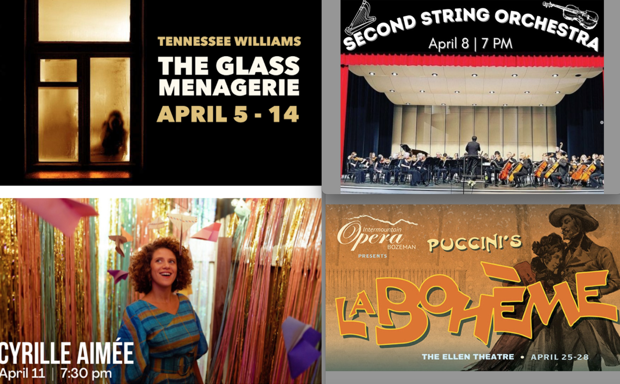 Ellen host to stage, strings, modern jazz & grand opera - The BoZone